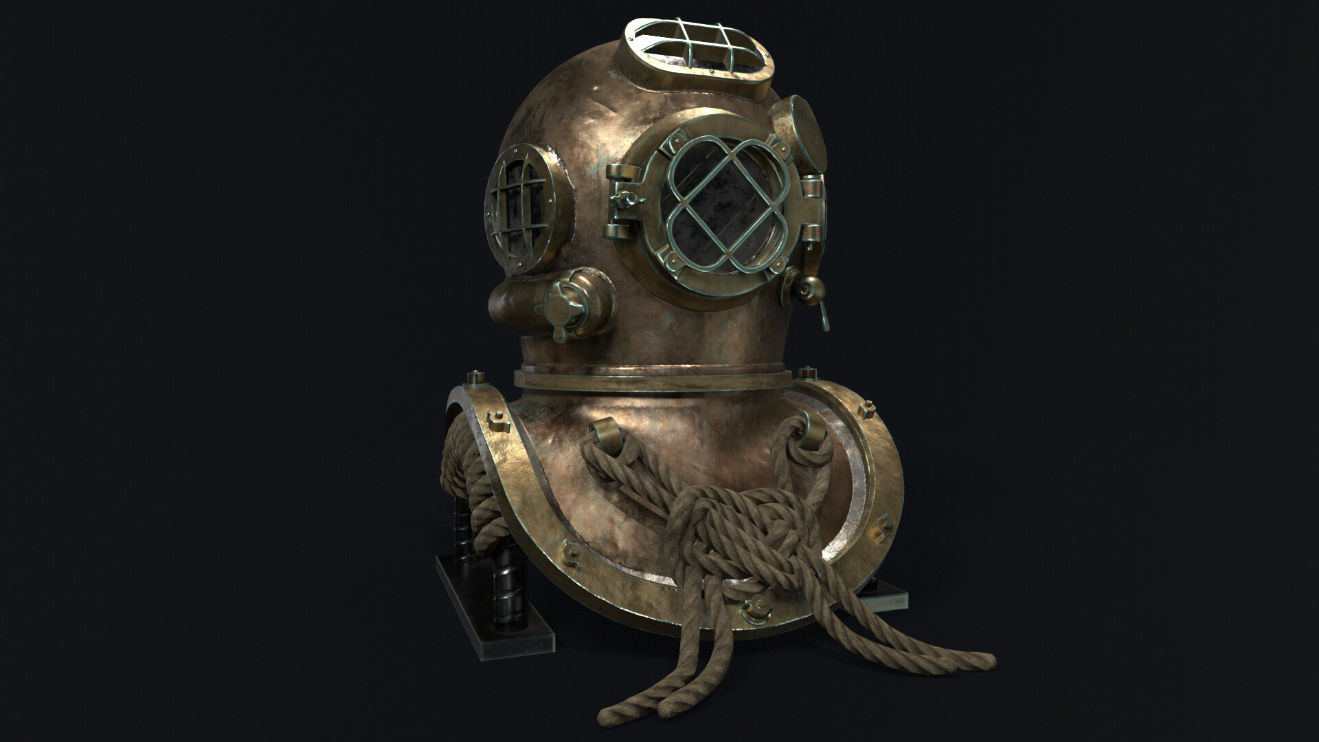 ArtStation - Mark V Diving Helmet