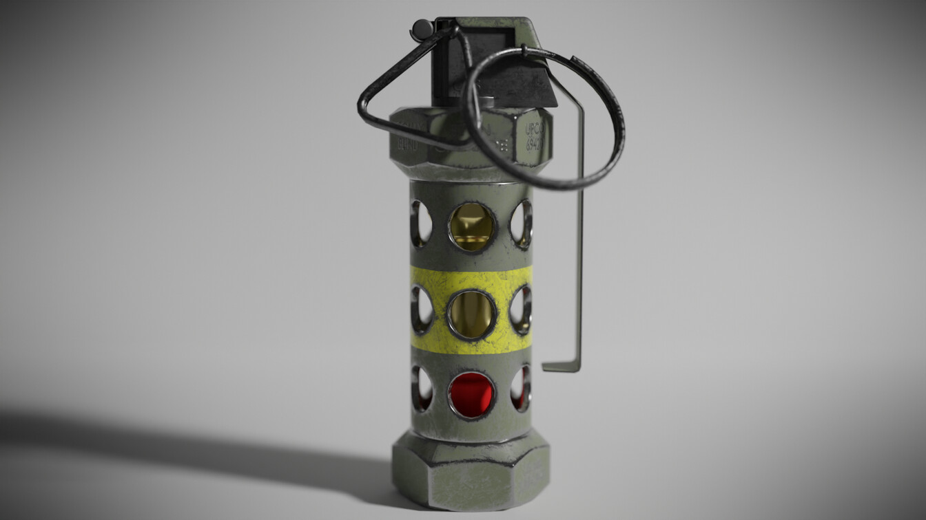 ArtStation - Weapon Design - Grenade