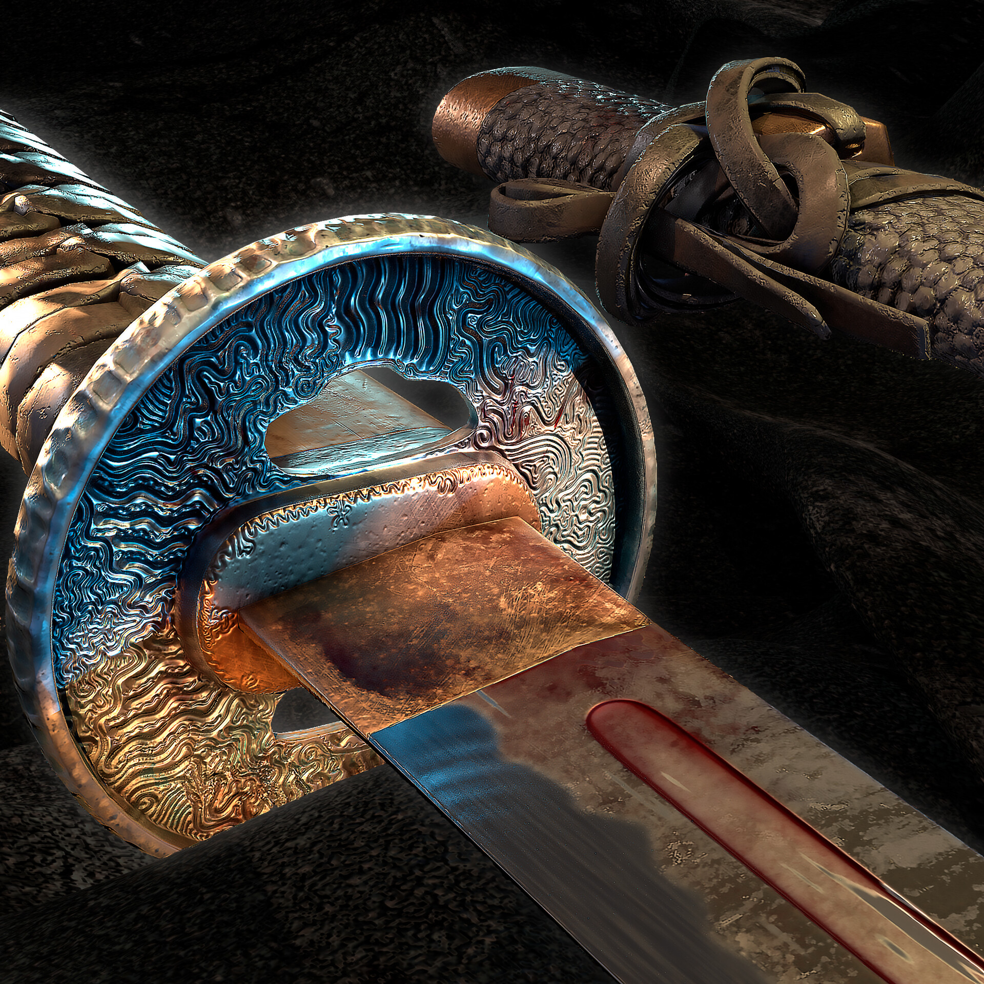 ArtStation - Baba Voss`s Katana