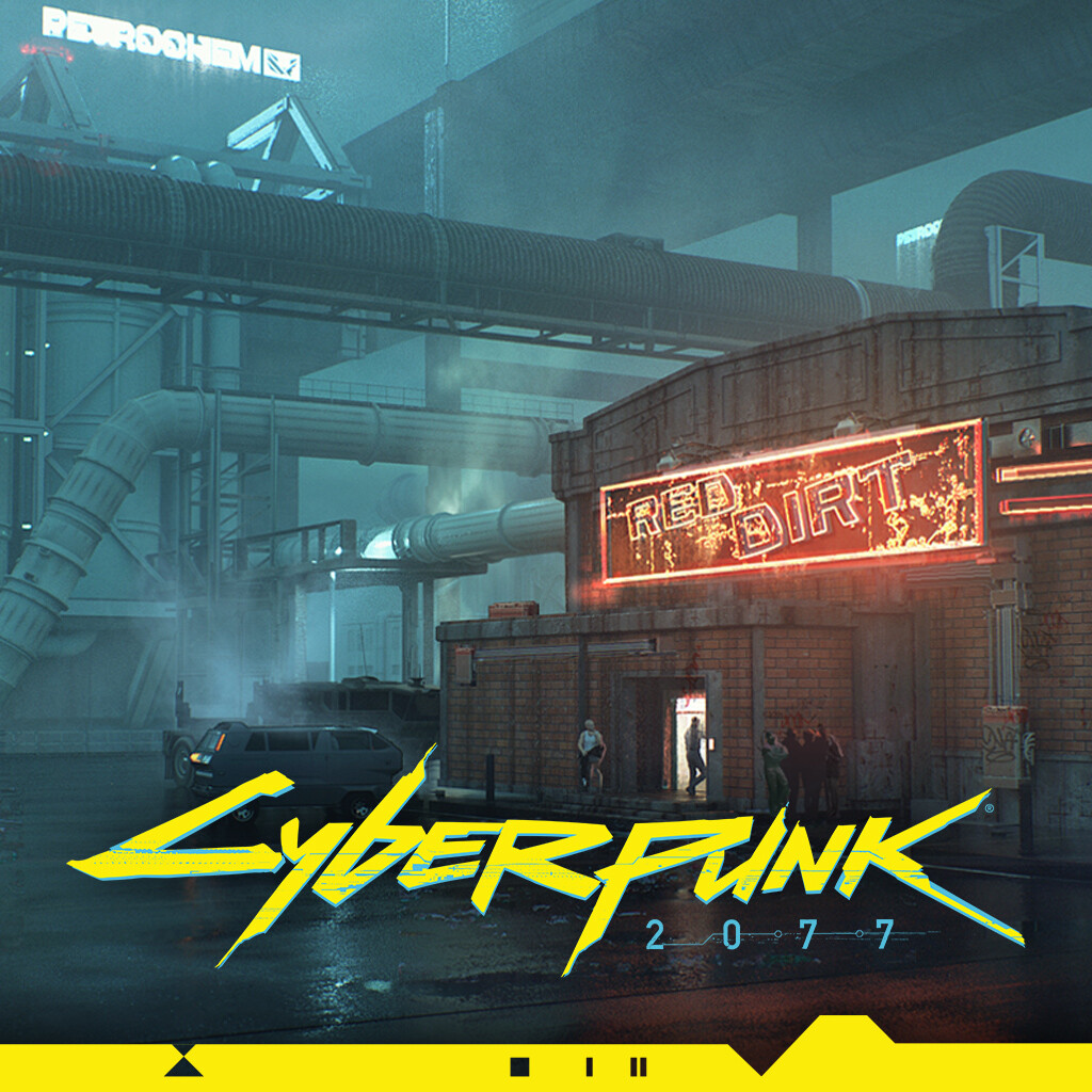 ArtStation - Cyberpunk 2077 - Red Dirt Bar