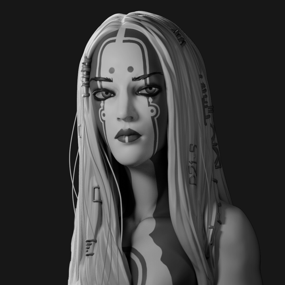 ArtStation - Tech girl