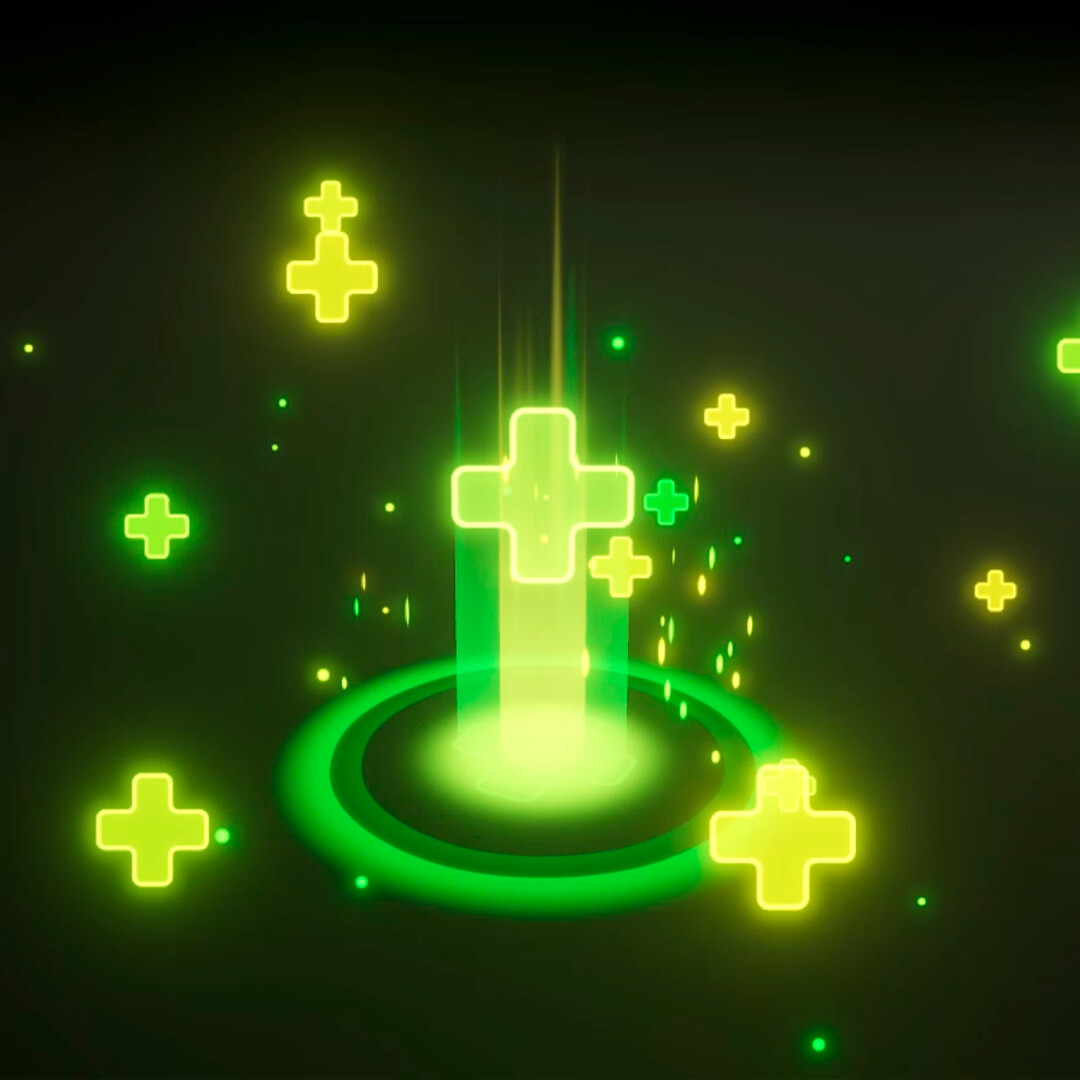 ArtStation - Real-time VFX Healing spell