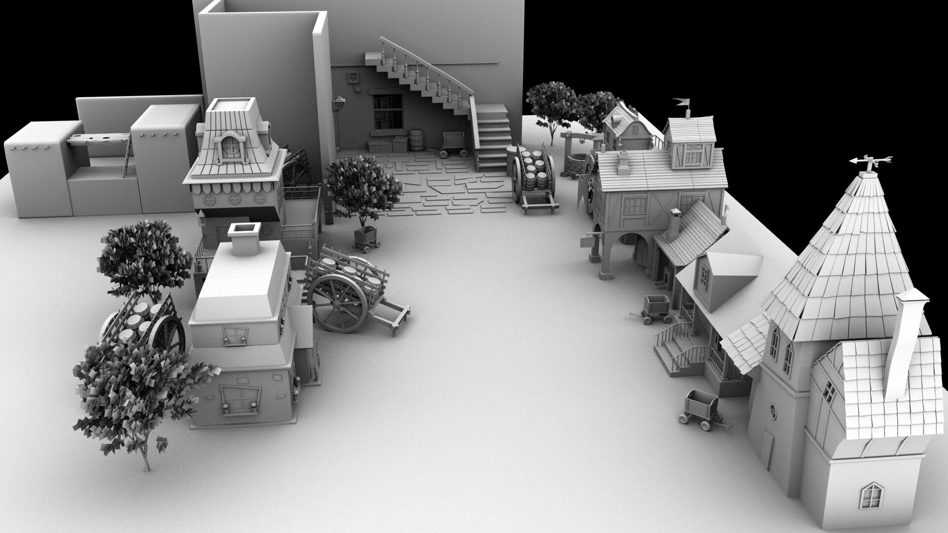 ArtStation - Set modeling