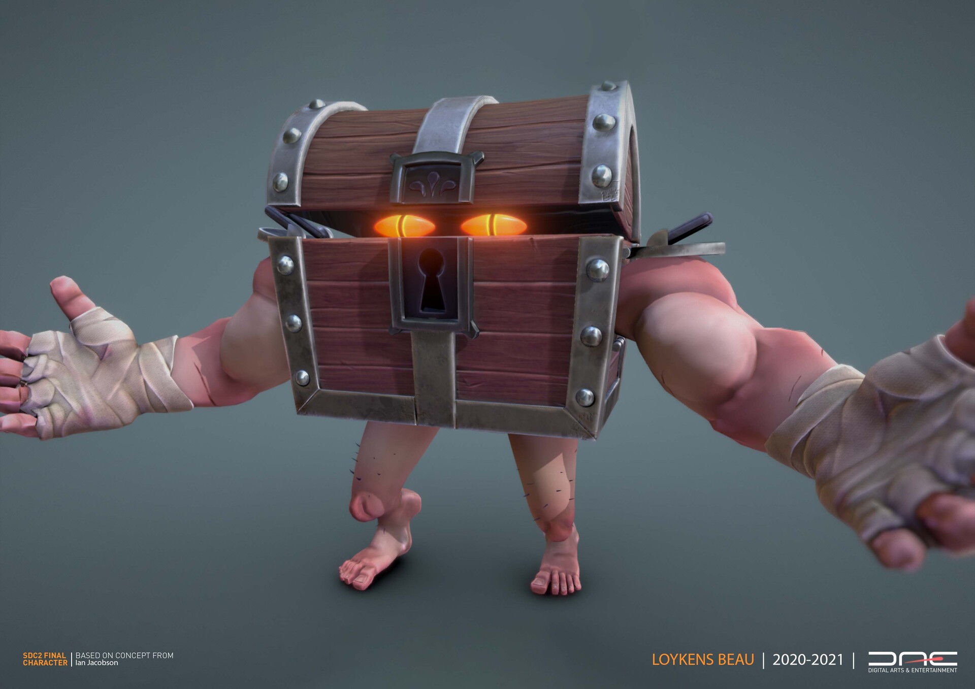 ArtStation - Mimic - stylised design project for Howest DAE GGP2