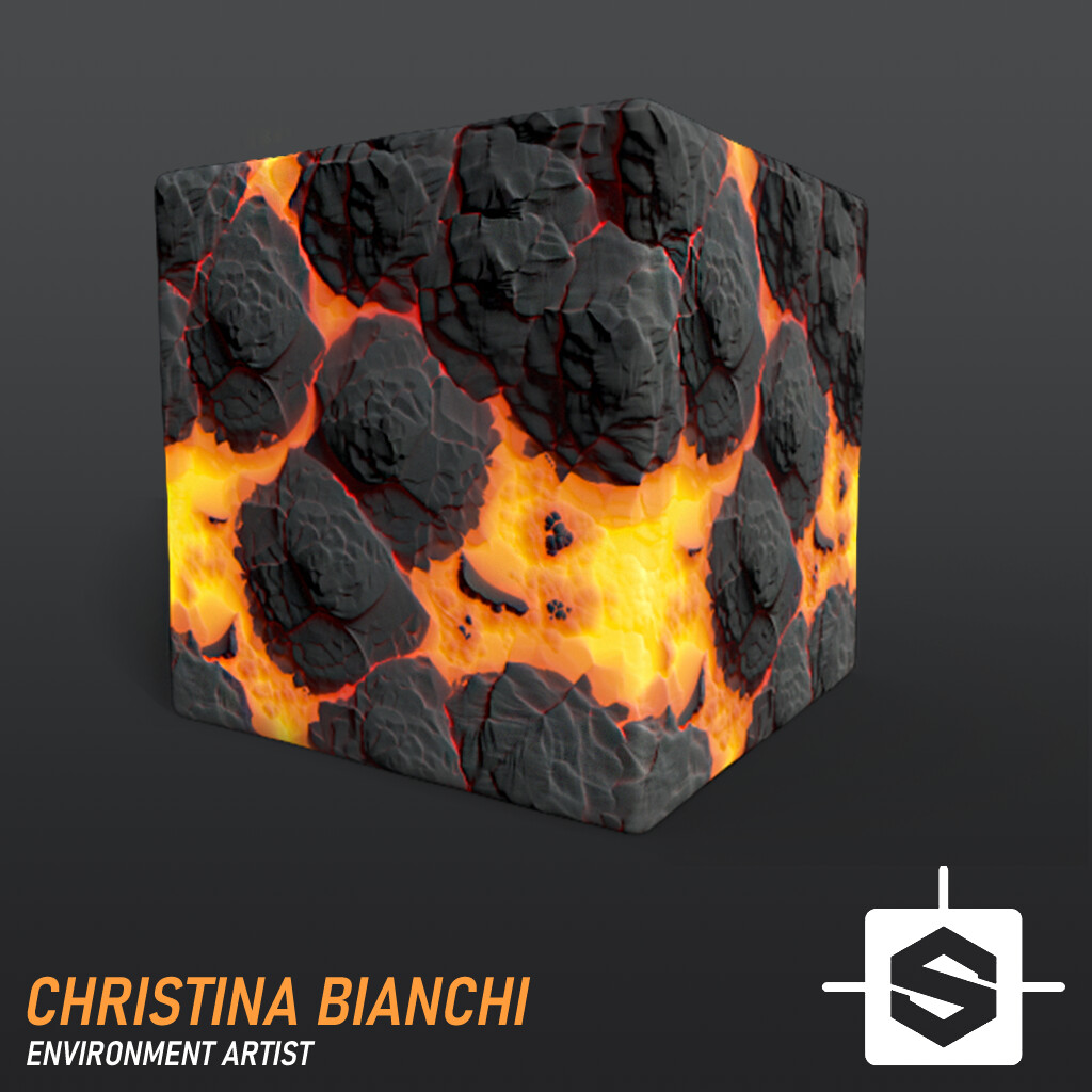 ArtStation - Material - Stylized Lava