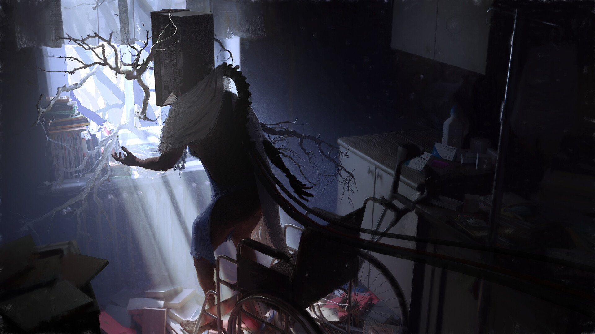 ArtStation - GLOOM - Server room