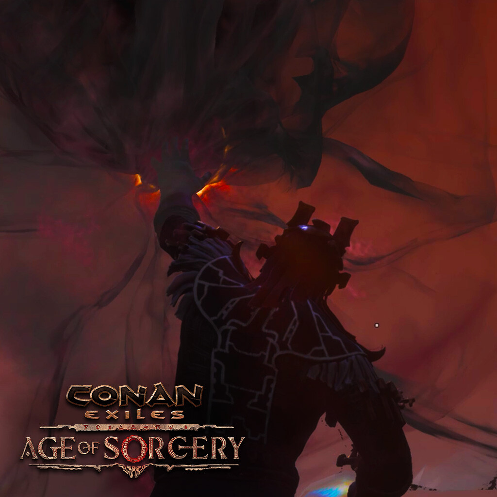 ArtStation - Conan Exiles - Age of Sorcery - Creeping Darkness VFX (Spell)