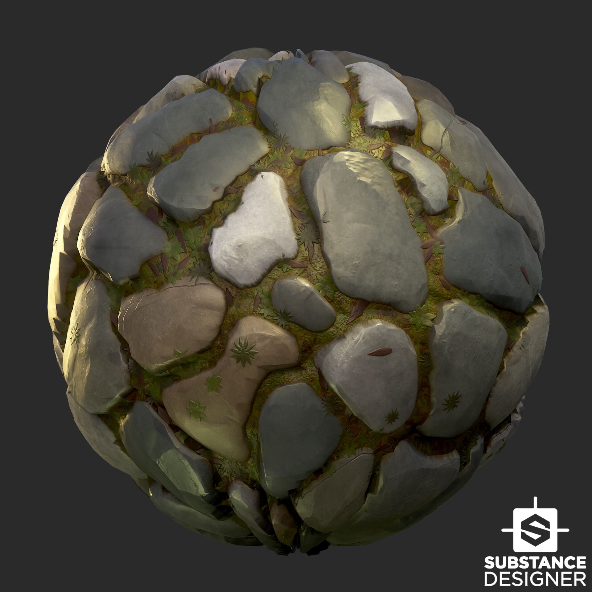 ArtStation - Cobblestone Material