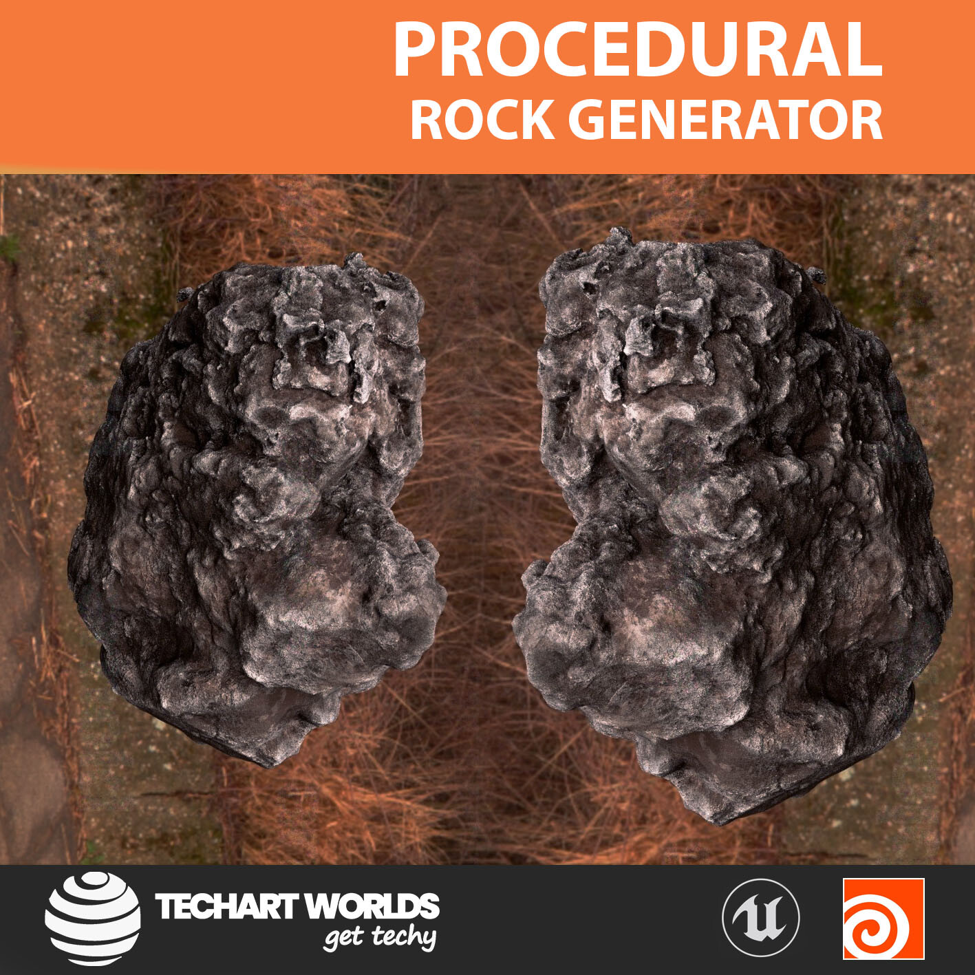 ArtStation - Procedural rocks