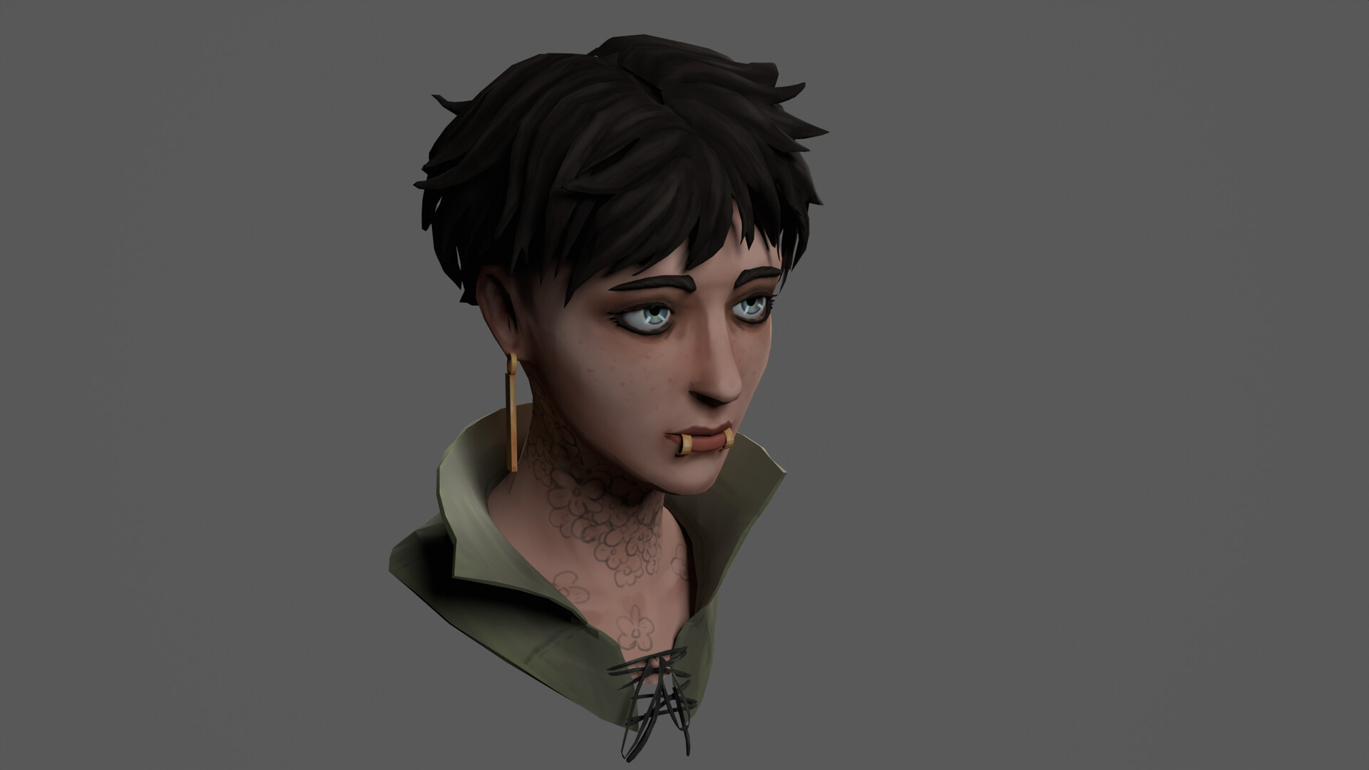 ArtStation - Character Bust Practice