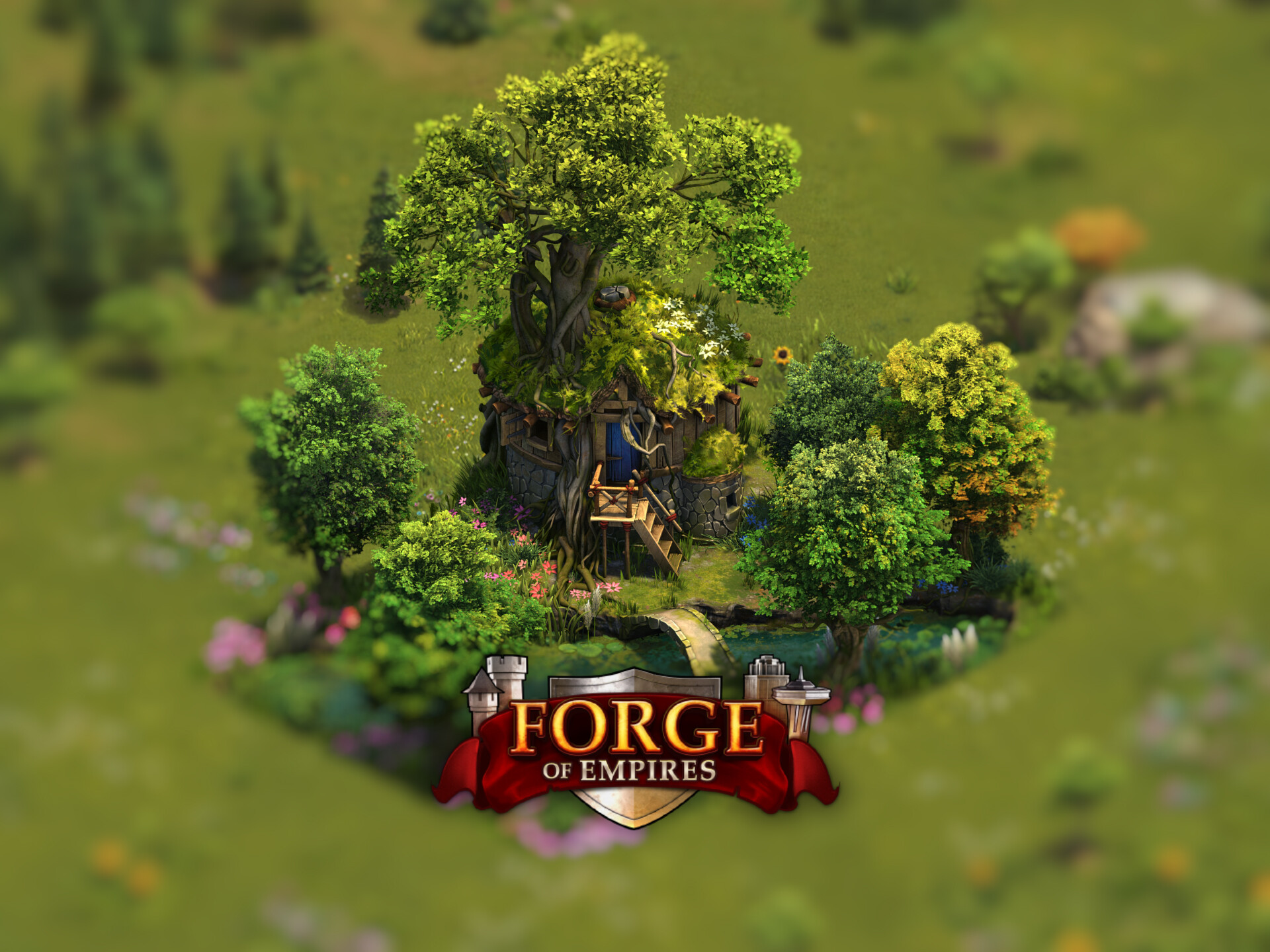 ArtStation - Forge of Empires : Druid Hut