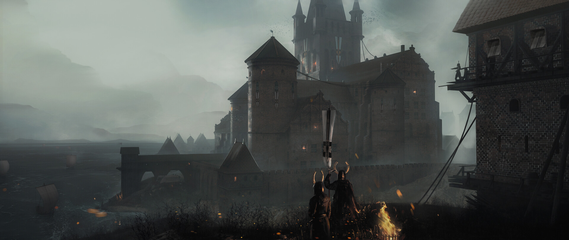 ArtStation - Teutonic Order Castle Fortress