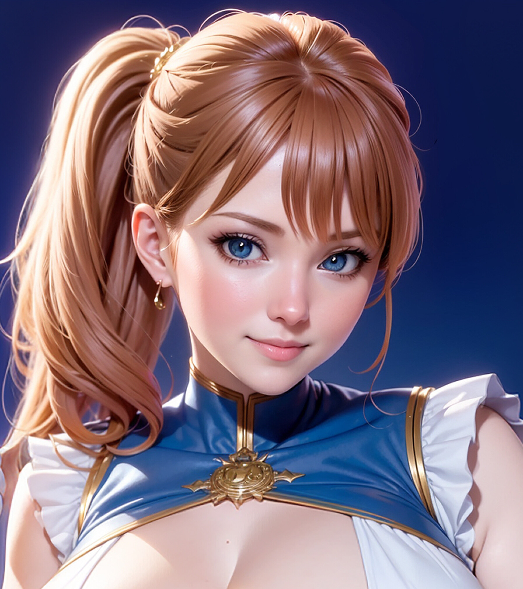 ArtStation - Blue Magical Girl