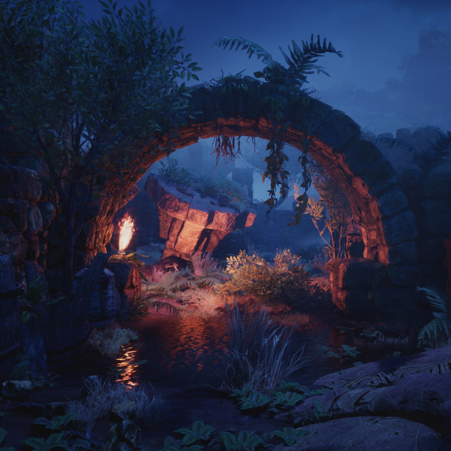 ArtStation - Lost Ruins - Lighting Scenarios