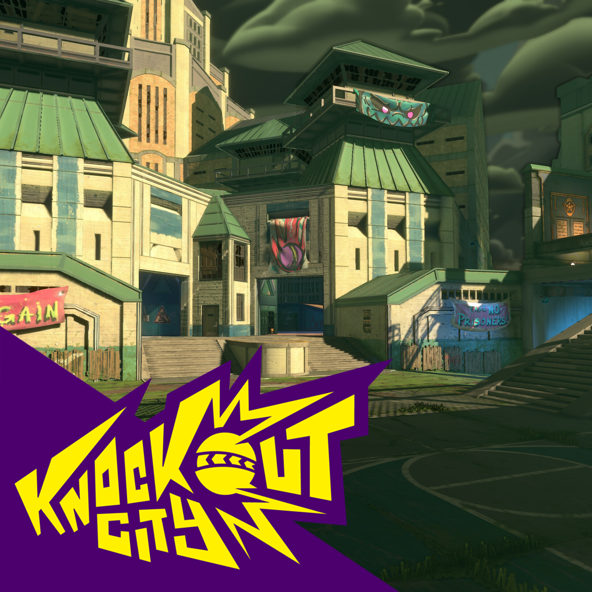 ArtStation - Knockout City Environment - Lockdown Throwdown