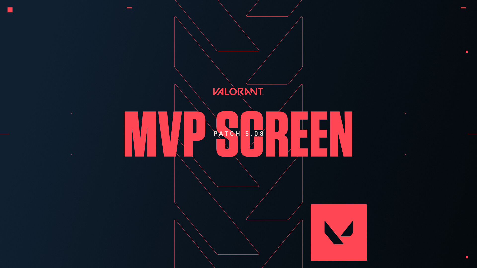 ArtStation - VISUAL DESIGN - MVP SCREEN - Valorant. Patch 5.08