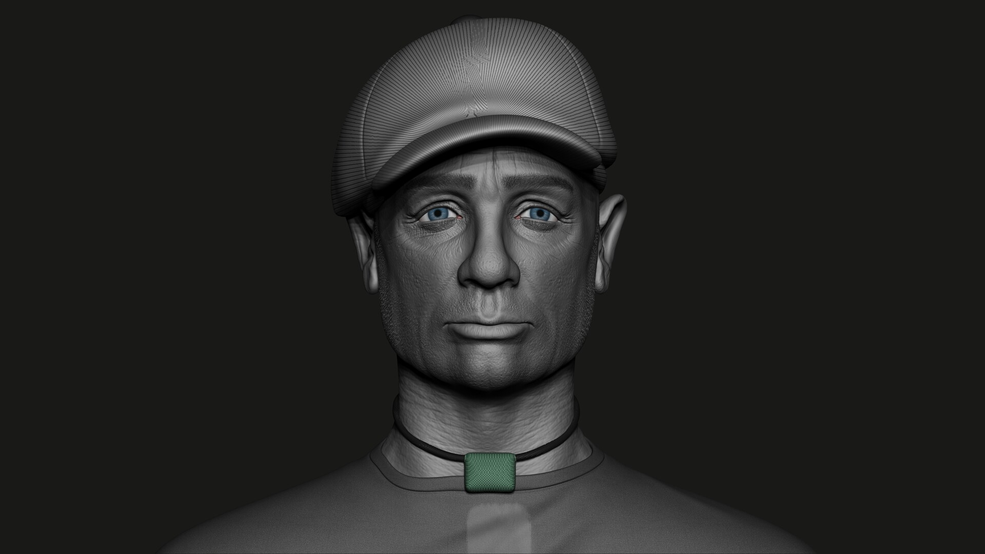 ArtStation - Danial craig face sculpt.