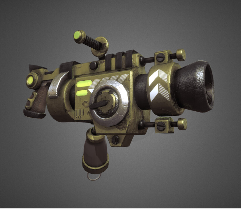 ArtStation - 機械槍模型