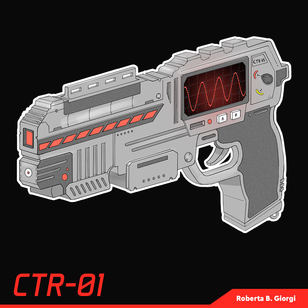 ArtStation - CTR-01 • Anomaly Detector Gun