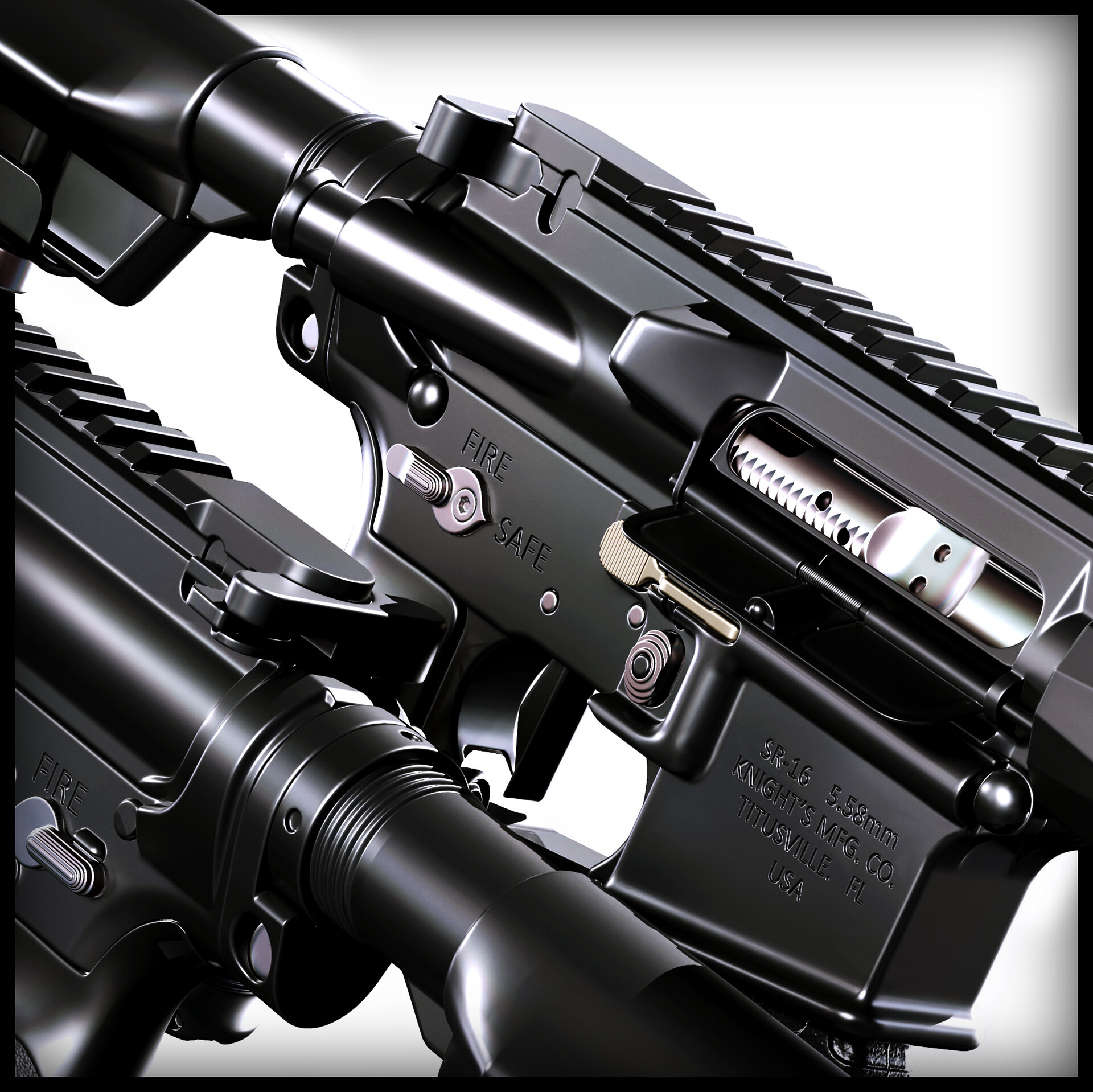 ArtStation - KAC SR-15