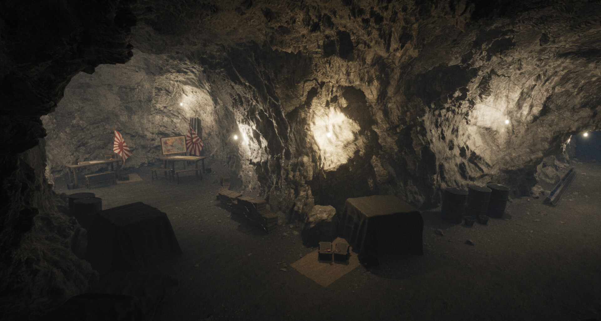 ArtStation - WWII Japanese Supply Cave