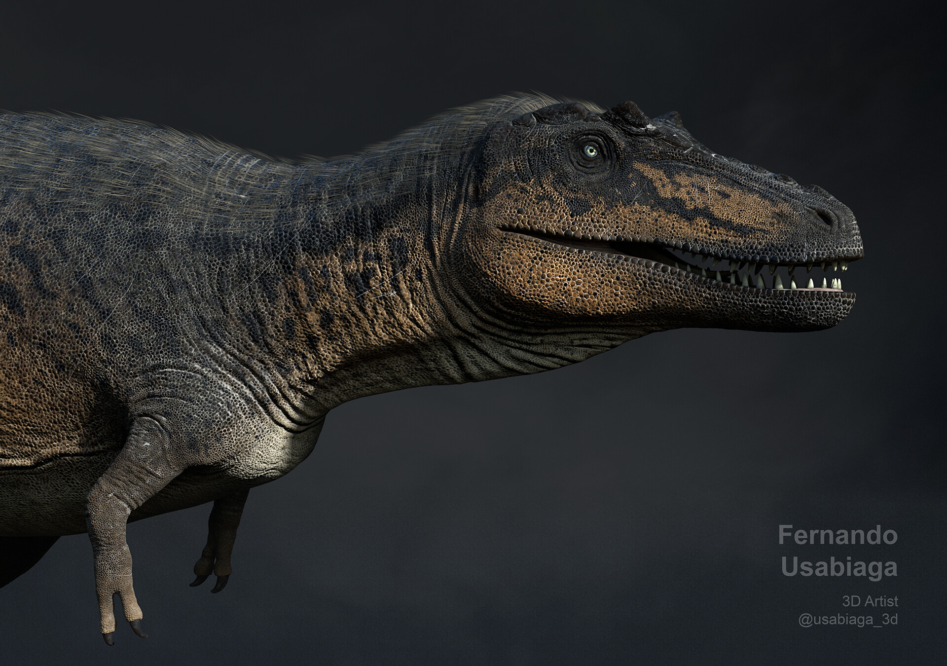 ArtStation - Qianzhousaurus Sinensis