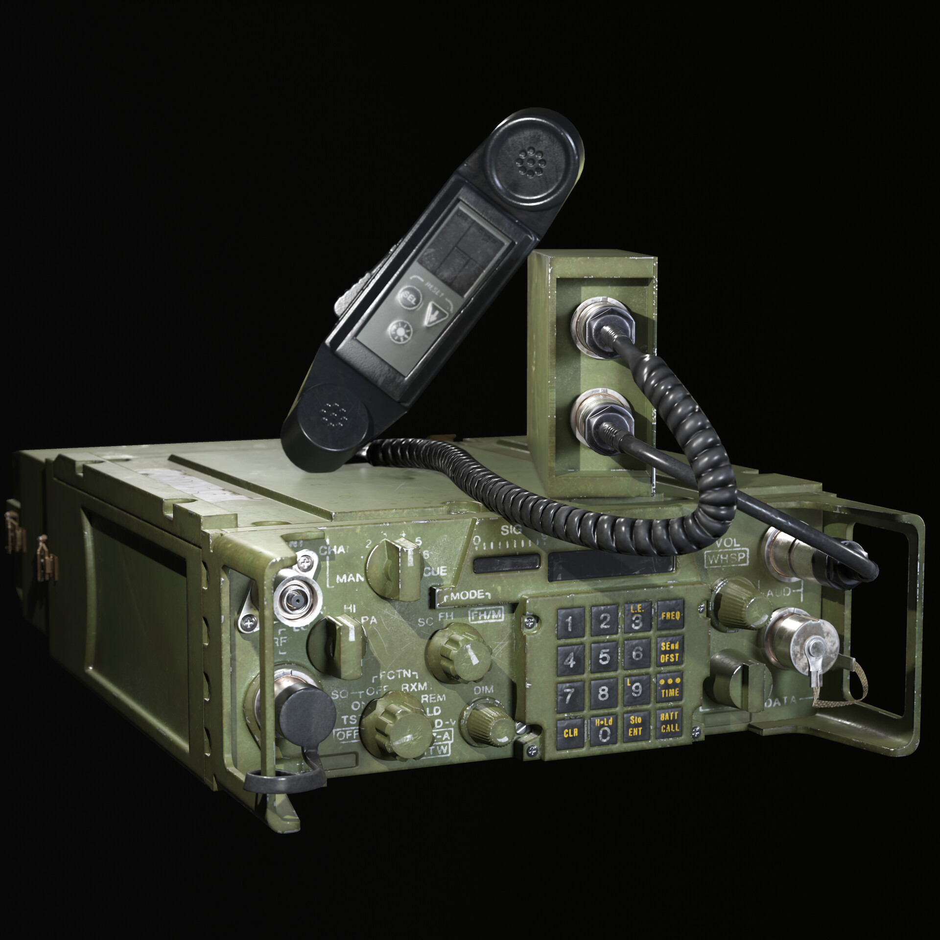 ArtStation - Sincgars Military Radio
