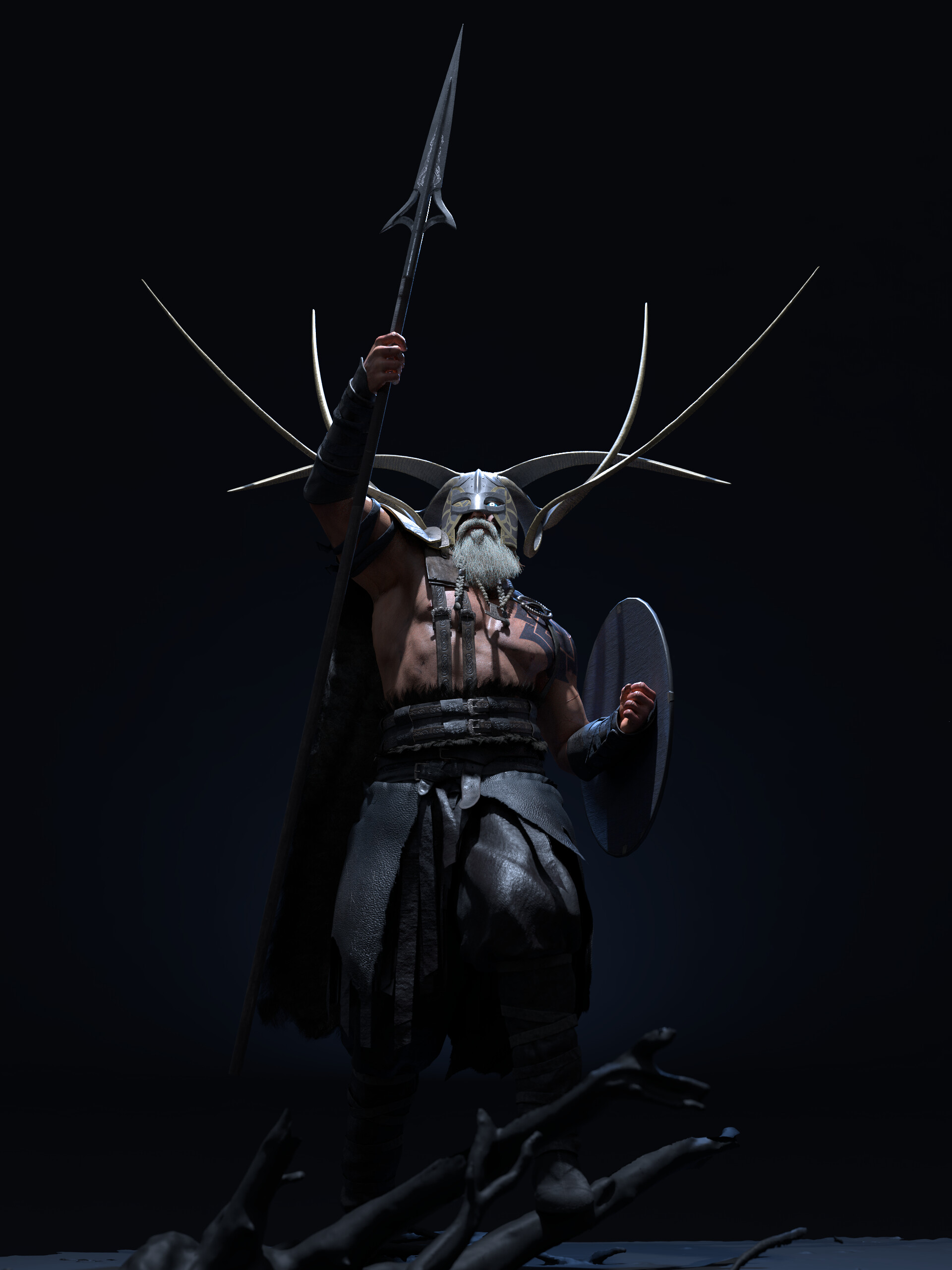 ArtStation - Odin the Warrior