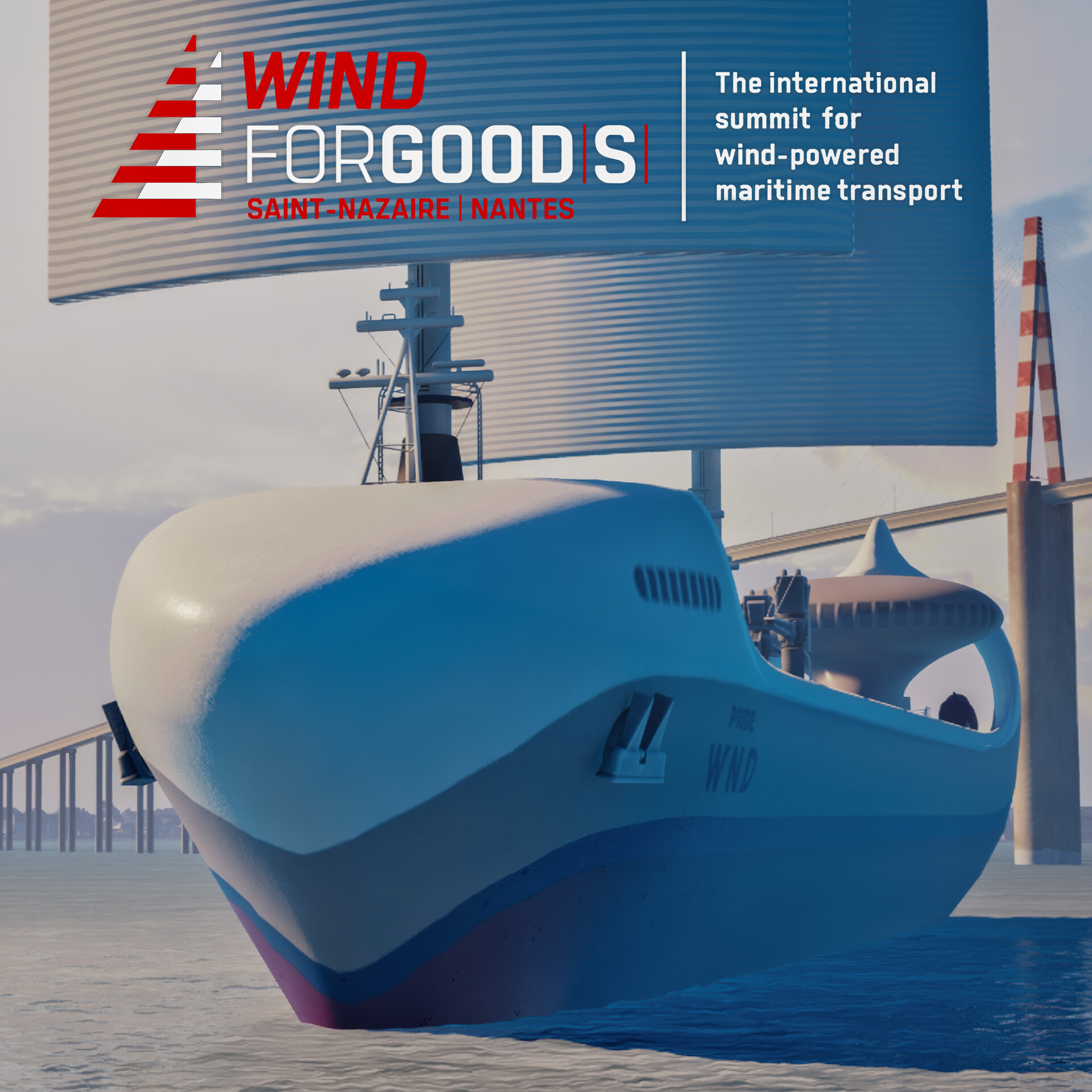 ArtStation - International Wind Powered Maritime Transport Event - Wind for Goods