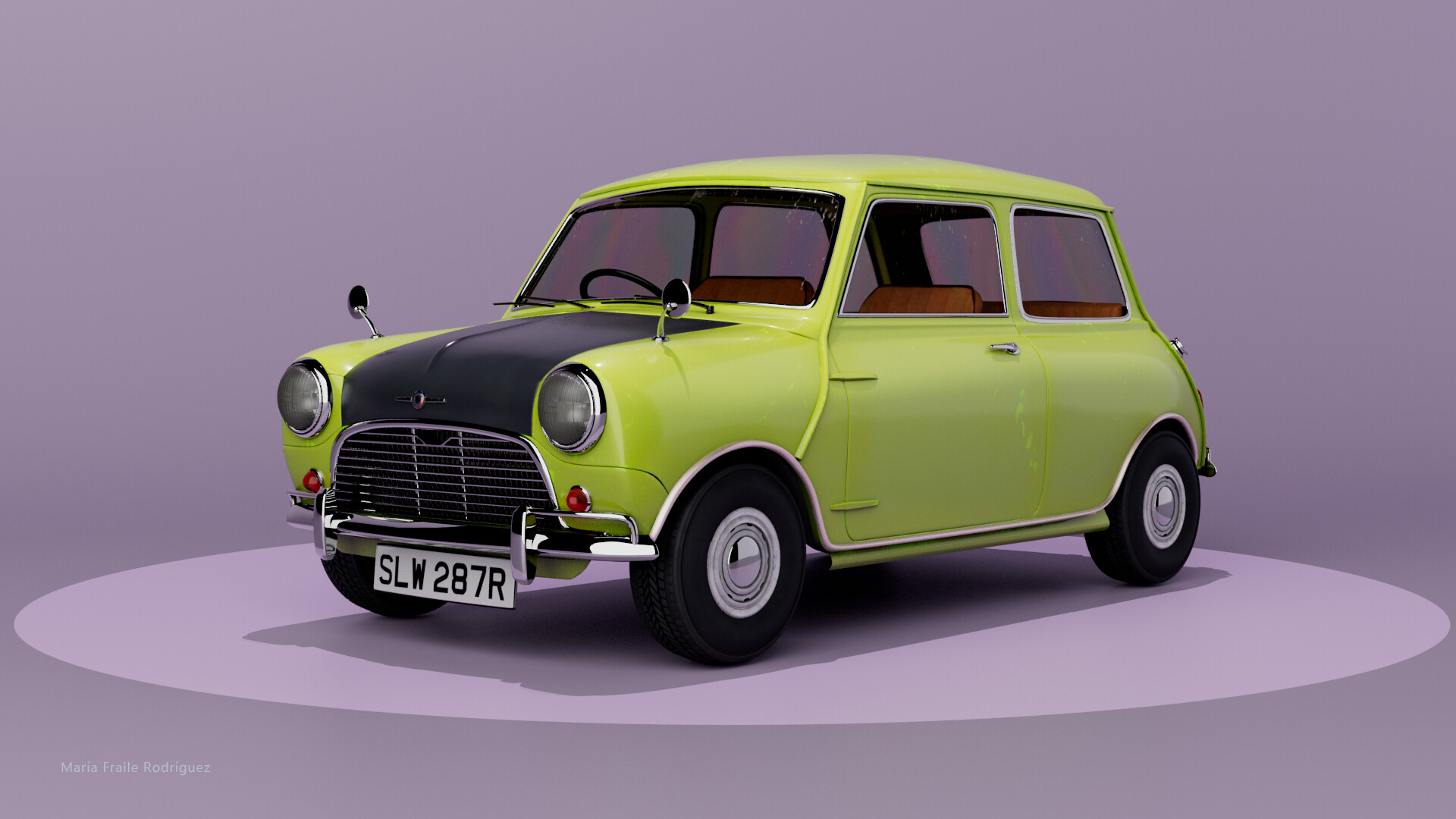 ArtStation - Mr. Bean's Car. 3D Model