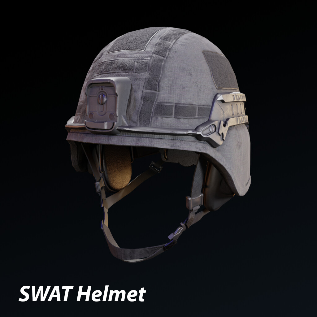 ArtStation - SWAT Helmet