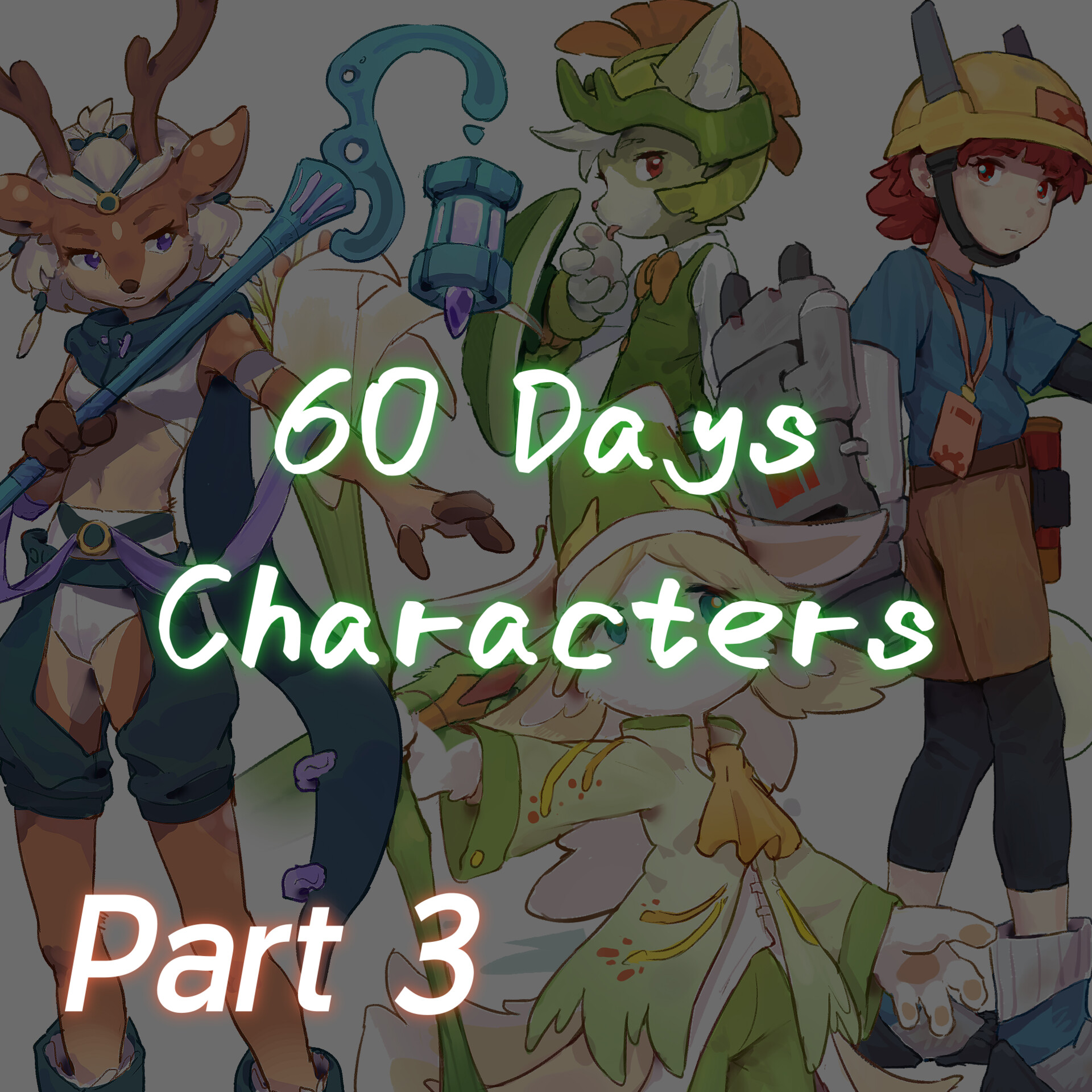 ArtStation - 60 Days Characters Challenge - Part 3