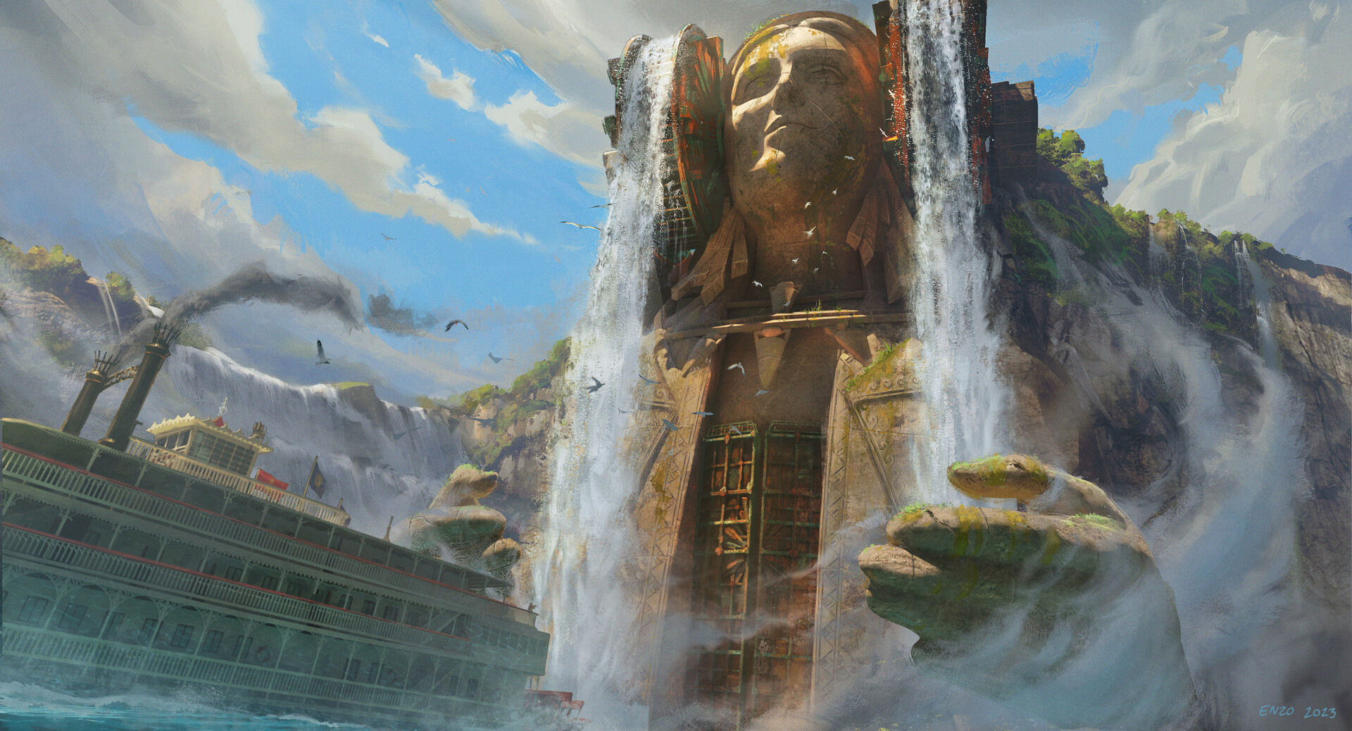 ArtStation - Lady of Elche Falls