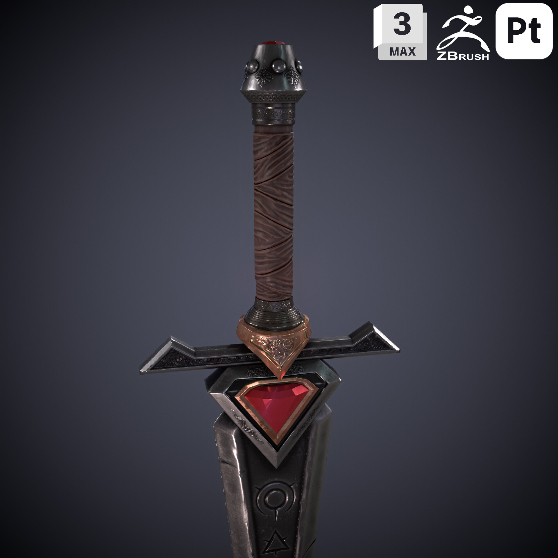 ArtStation - Stylized Sword
