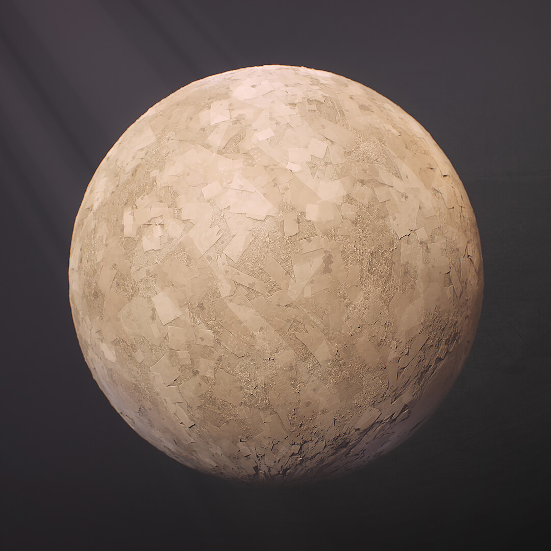 ArtStation - Stylized Plaster Wall