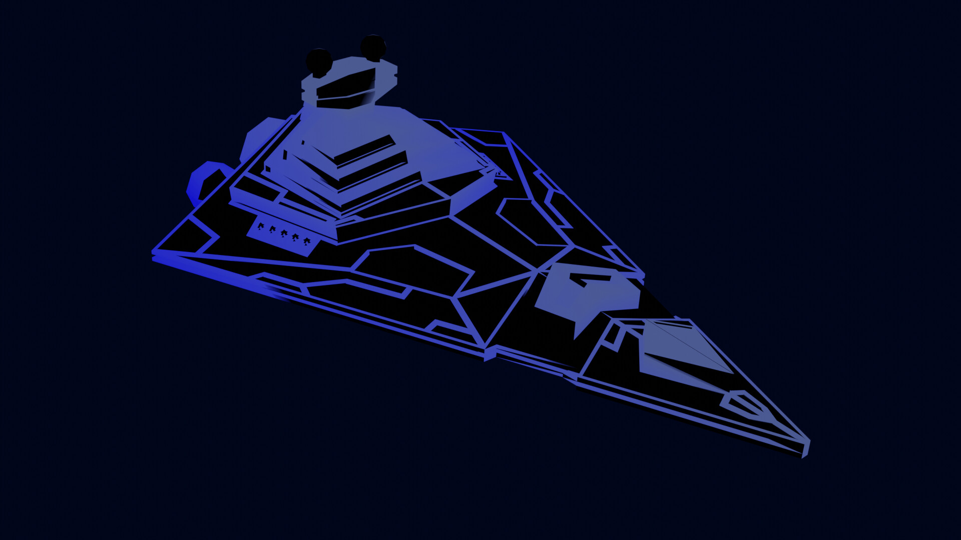 ArtStation - Spaceship 3d Model | Blender