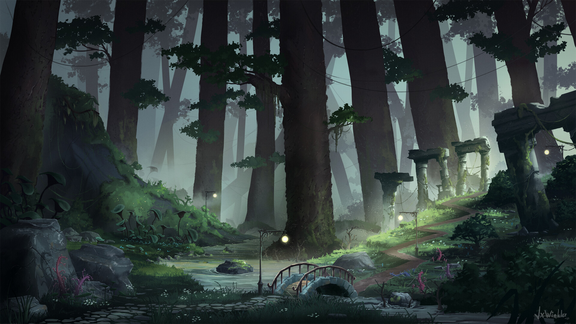 ArtStation - Swamp Forest
