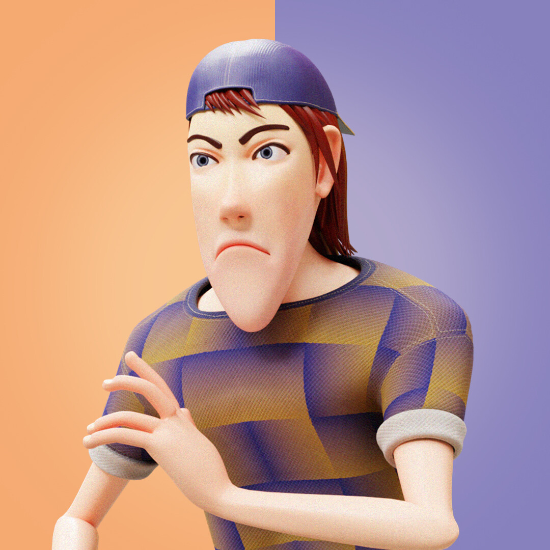 ArtStation - SAM Low Poly Character