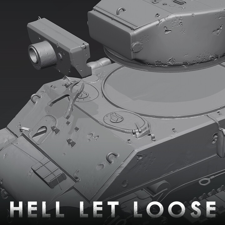 ArtStation - Hell Let Loose - Sculpt Sherman