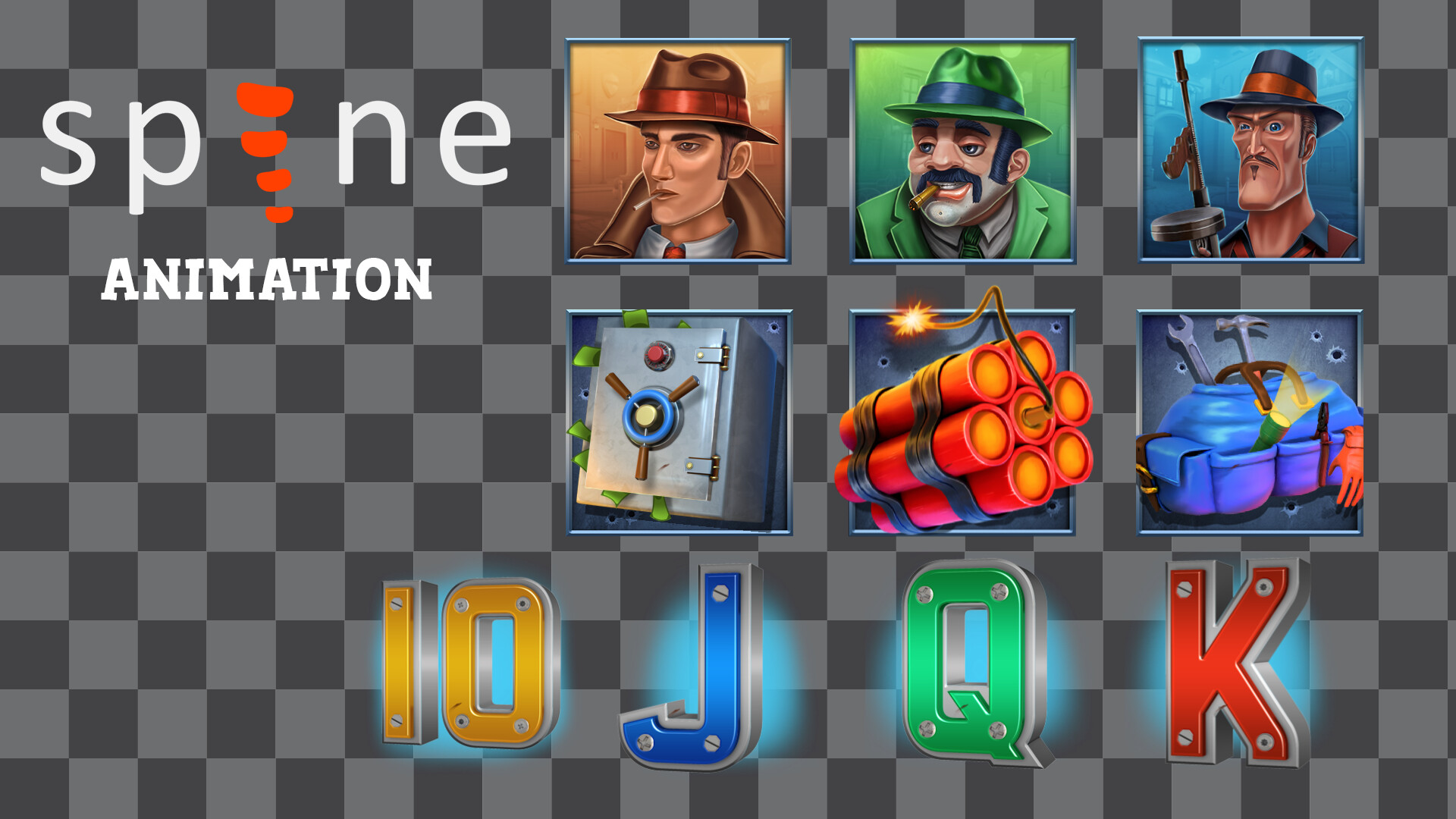 ArtStation - Casino online game with mafia / bank heist theme