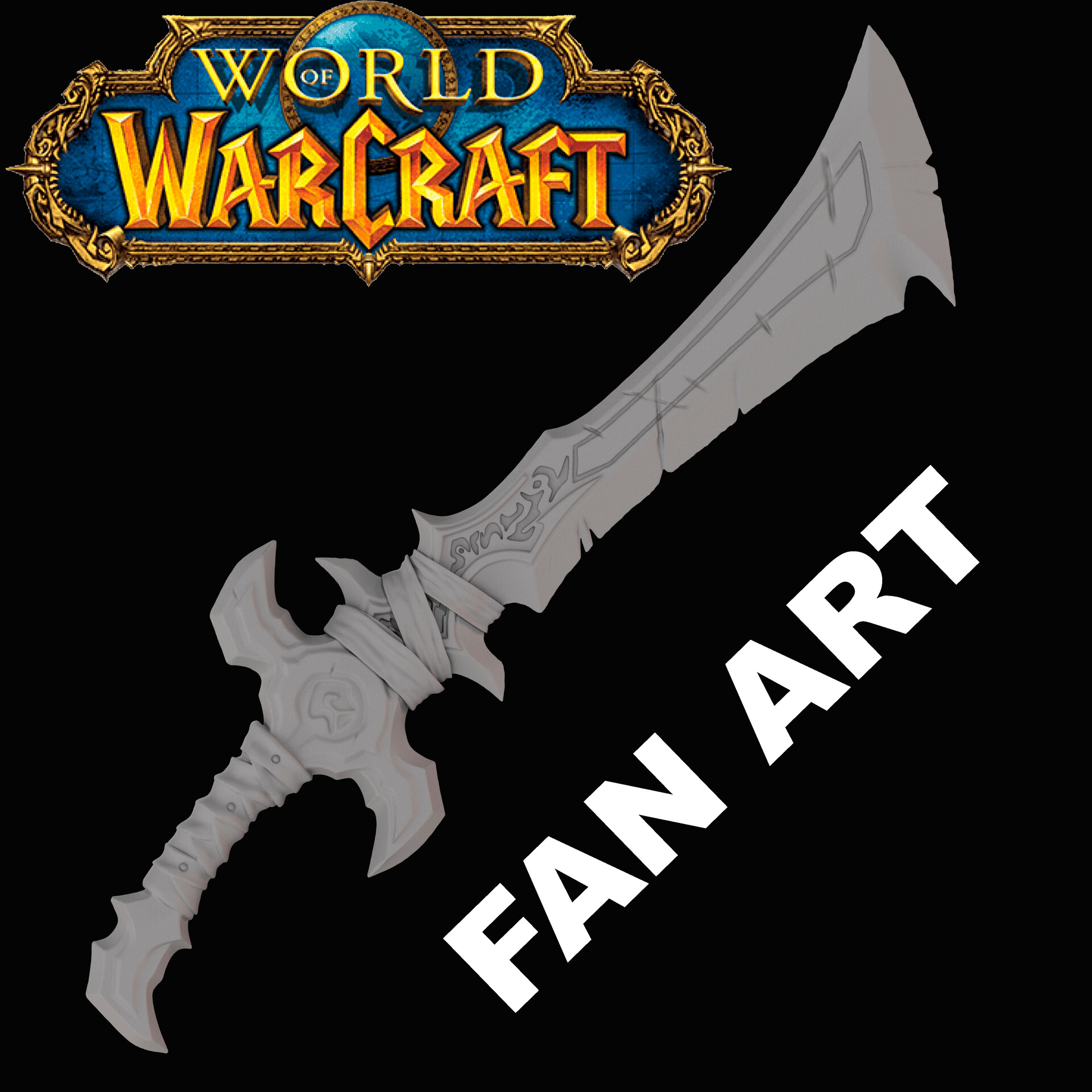 ArtStation - World of Warcraft Horde sword