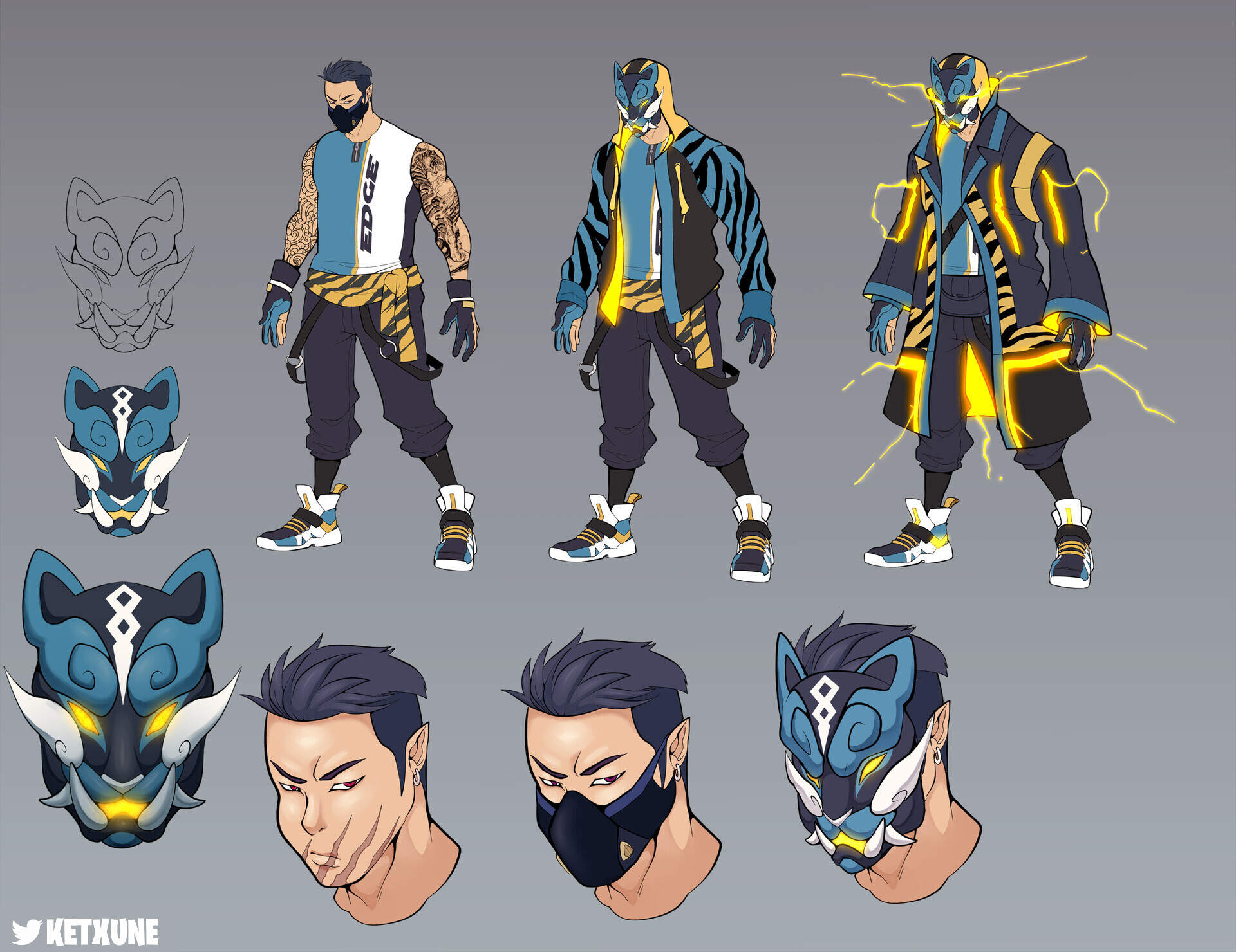 ArtStation - Fortnite Skin Concept - The Edge -[FANMADE]