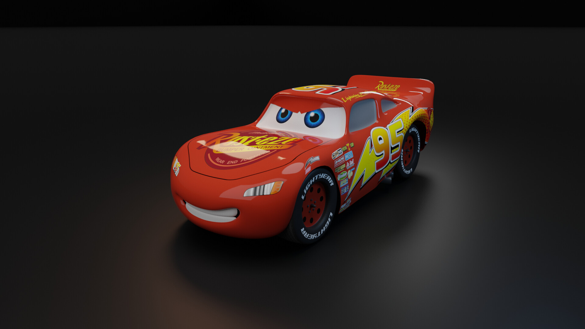 ArtStation - LIGHTING MCQUEEN // RAYO MCQUEEN