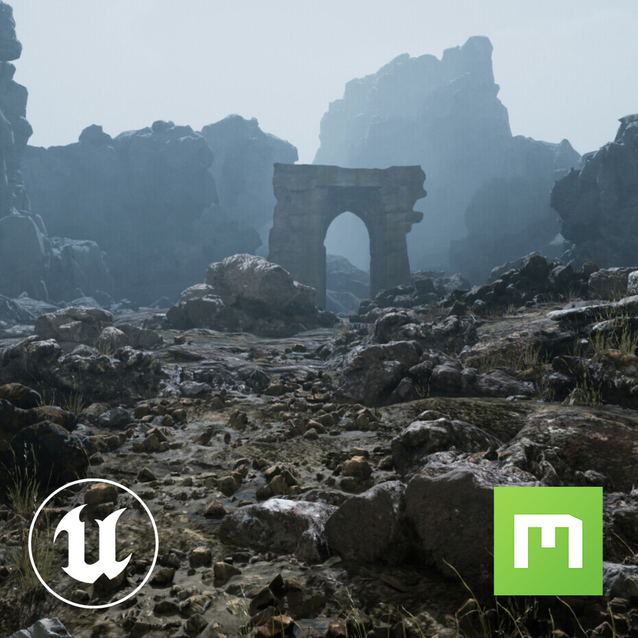 ArtStation - Rock Scene (UE5.1.1)