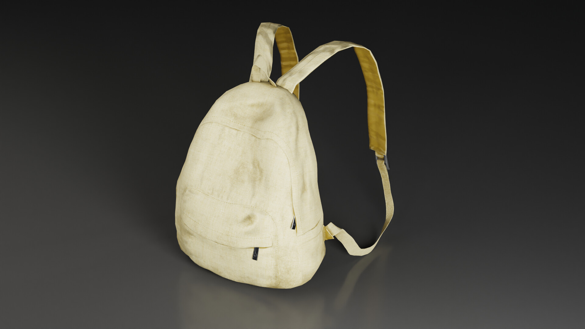 ArtStation - Worn out backpack