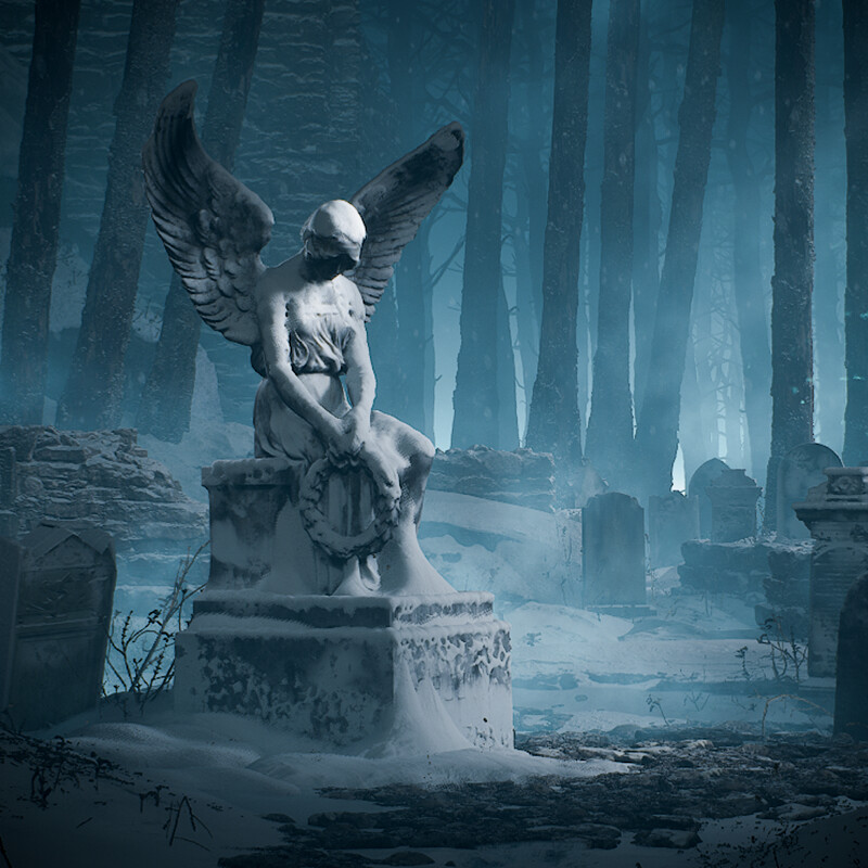 ArtStation - Cemetery | Realtime Environment