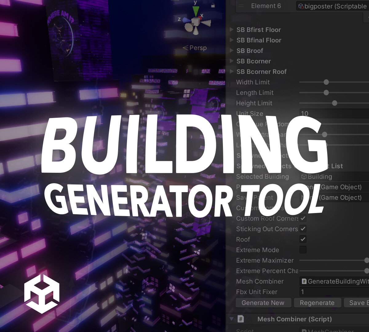 ArtStation - (2023) Procedural Building Generator