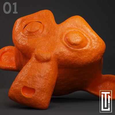 ArtStation - 3D Free Procedural Texture - ORANGE PEEL