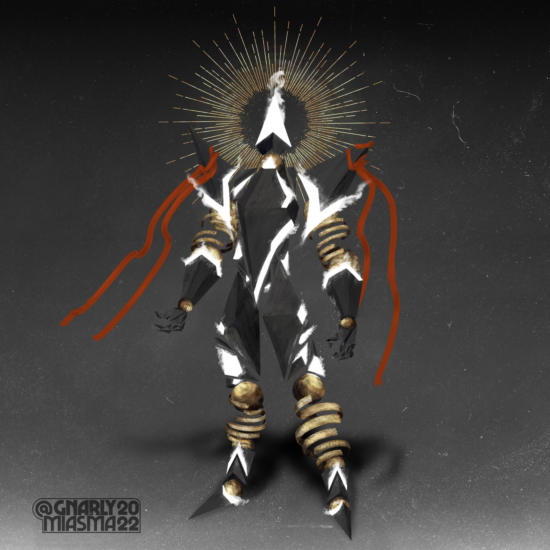 ArtStation - Seraphim, Empyrean Traitor - Character Design Exercise