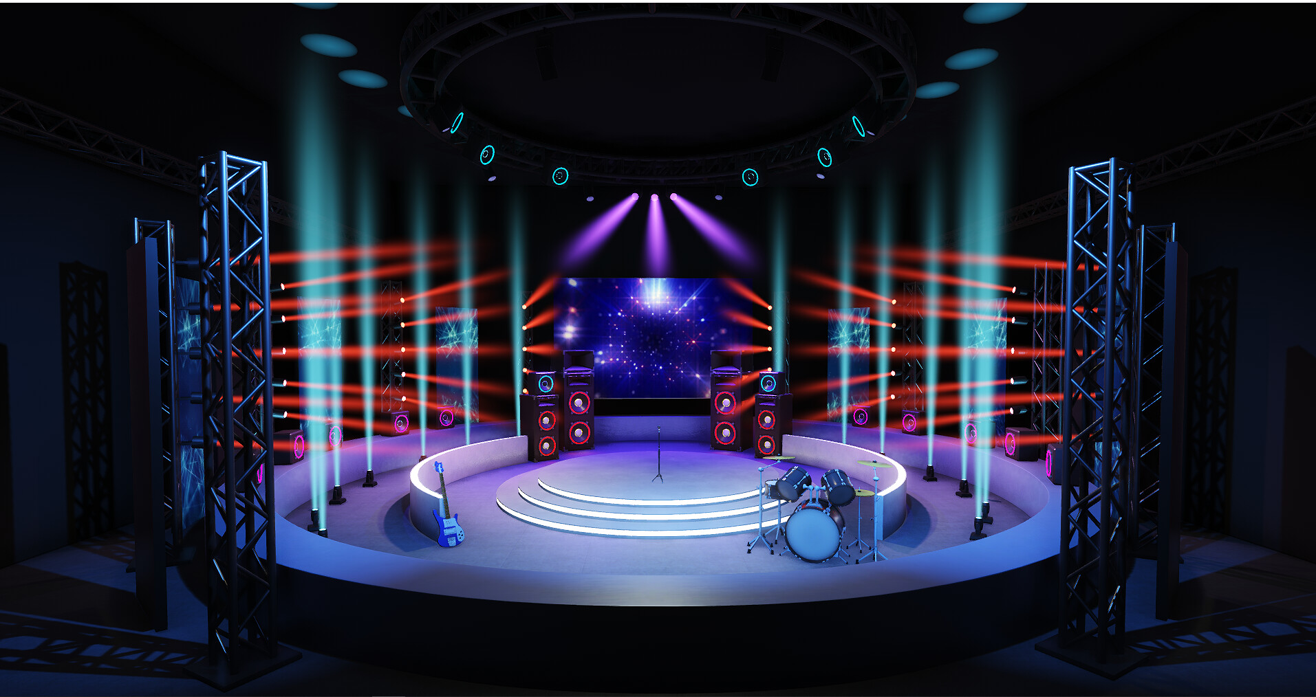 ArtStation - Virtual Musical Concert Set Design